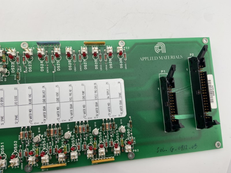 Applied Materials/AMAT PN: 0100-09008 PCB Pneumatic Control Board | eBay