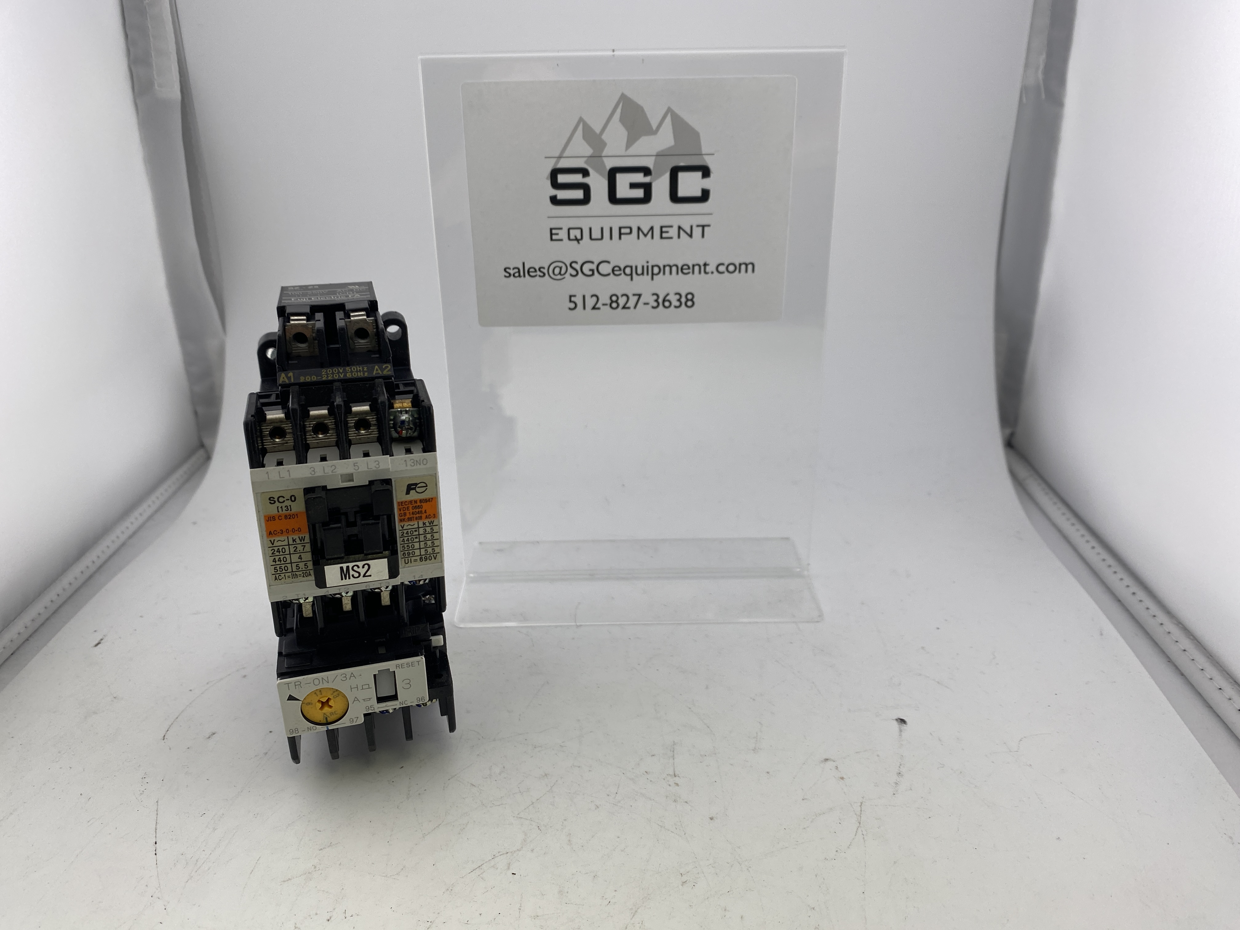 Fuji Electric Co. SC-0 SC13AA Contactor with TR-0N/31 TR13D Relay | eBay
