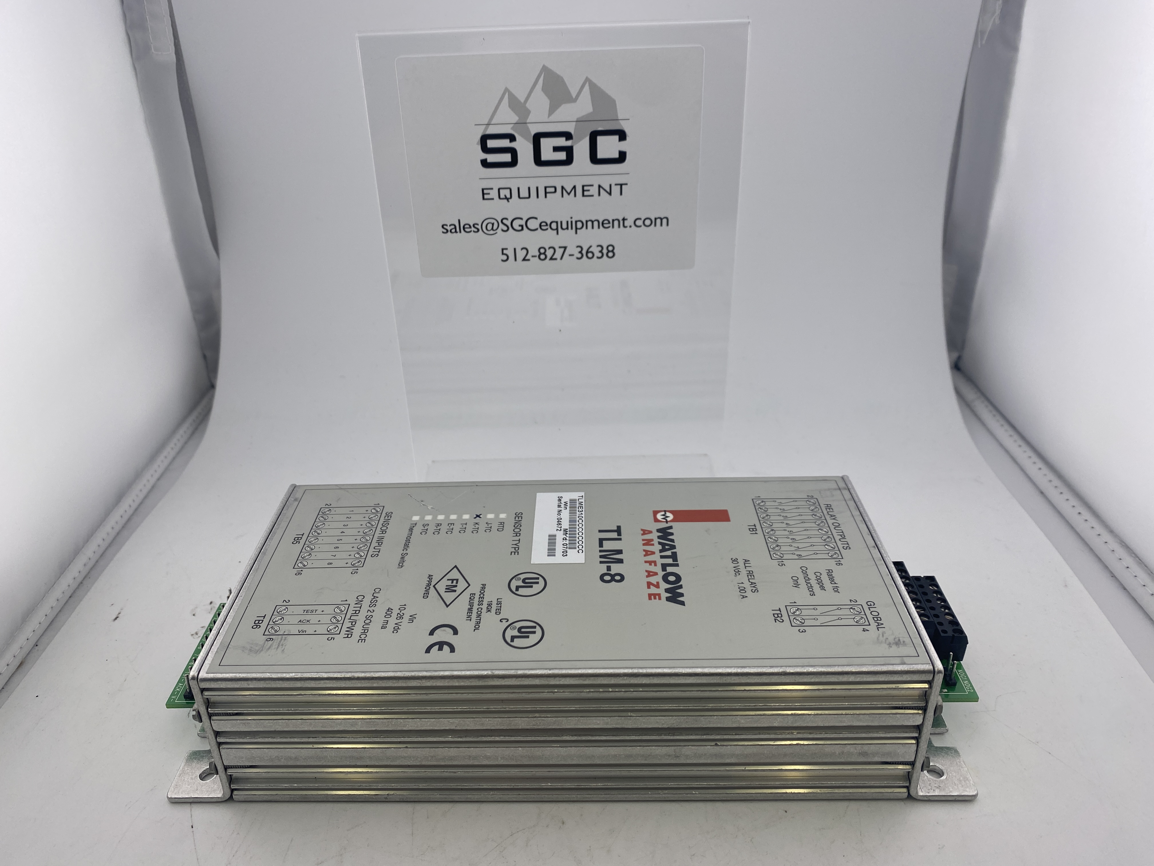 Watlow TLM-8 Anafaze Thermal Limit Monitor | eBay