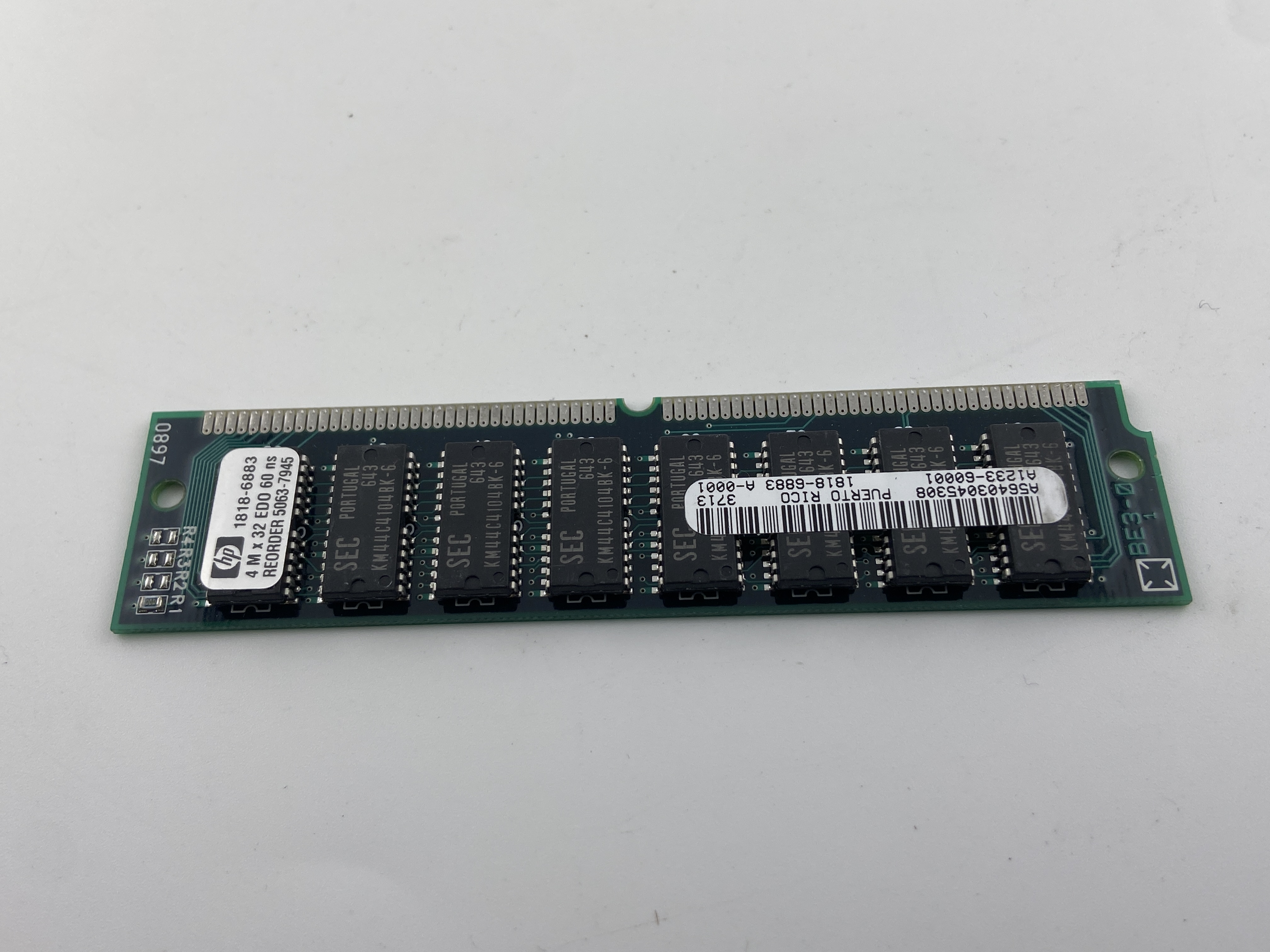 4x 16mb 72 Pin Edo SIMM RAM Memory HP 1818-6883 as Is for sale online ...