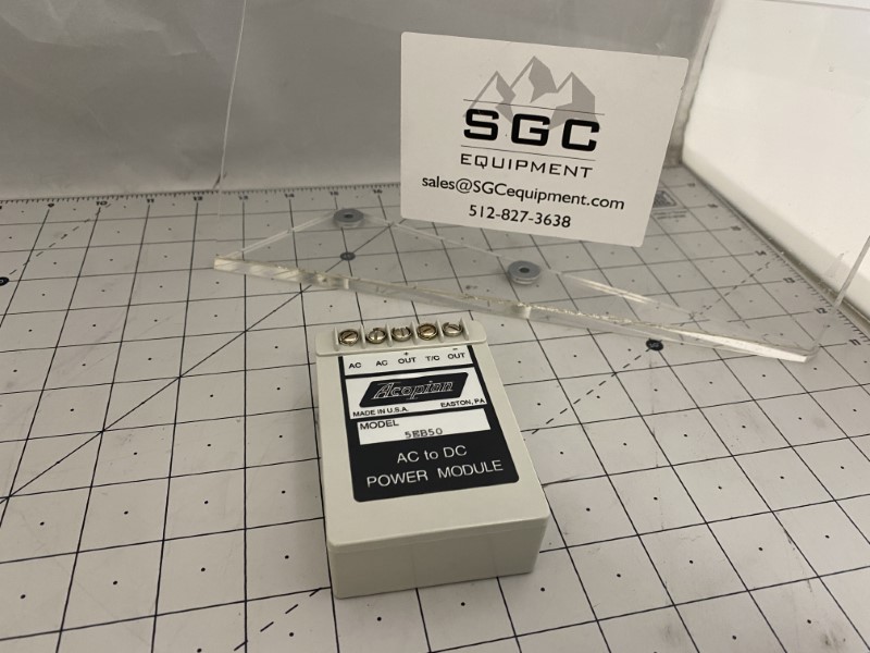 Acopian 5EB50 Mini Encapsulated AC to DC Linear Power Supply Module 5v ...